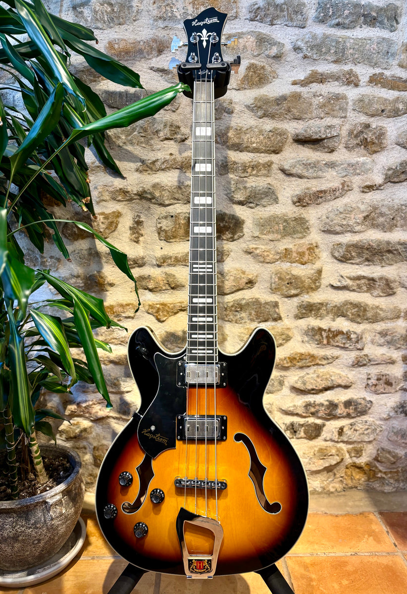 Hagstrom Viking Short Scale Left-Handed Bass - Tobacco Sunburst ...
