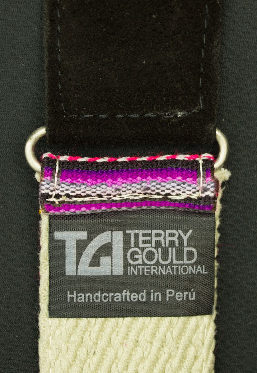 TGI Handcrafted Guitar Strap - Inca Black and White – Moonflower ...